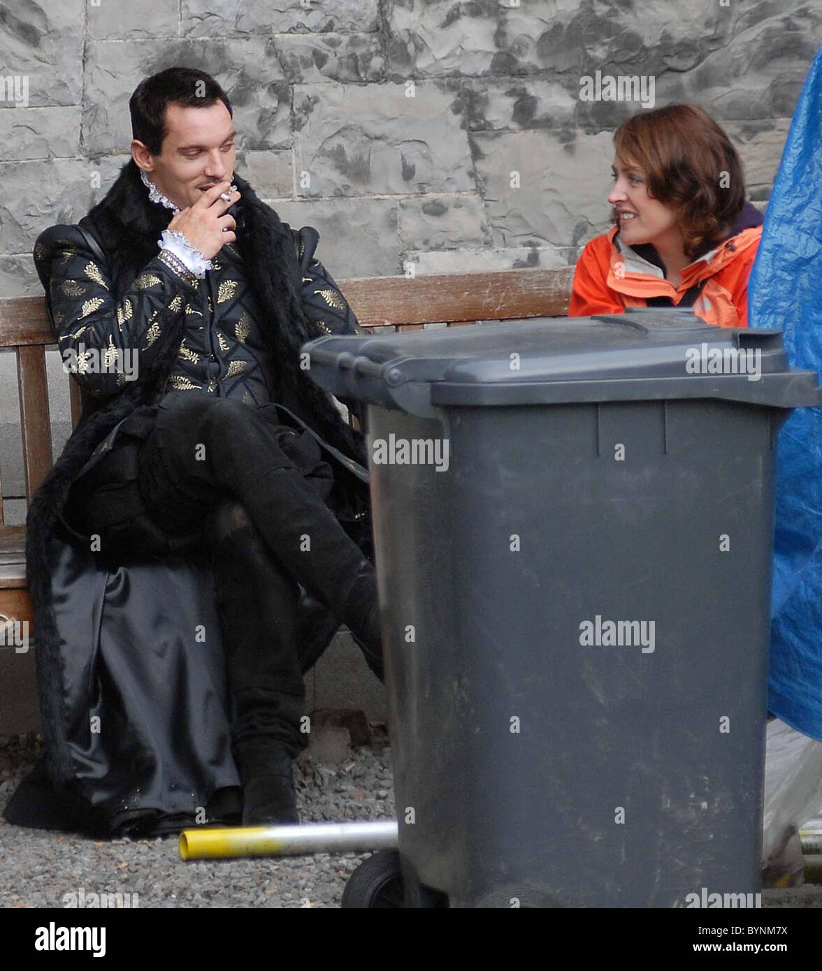 Jonathan Rhys Meyers (Henry VIII) First day of filming the second ...
