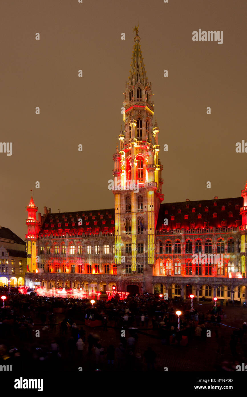 Brussels city lights hi-res stock photography and images - Alamy