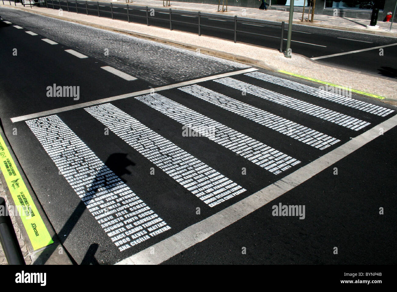 Artist at zebra crossing hi-res stock photography and images - Alamy