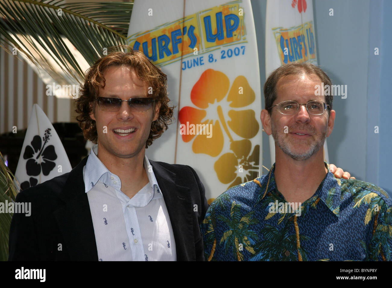 Ash Brannon and Chris Buck Premiere of 'Surfs Up' - Arrivals held at ...