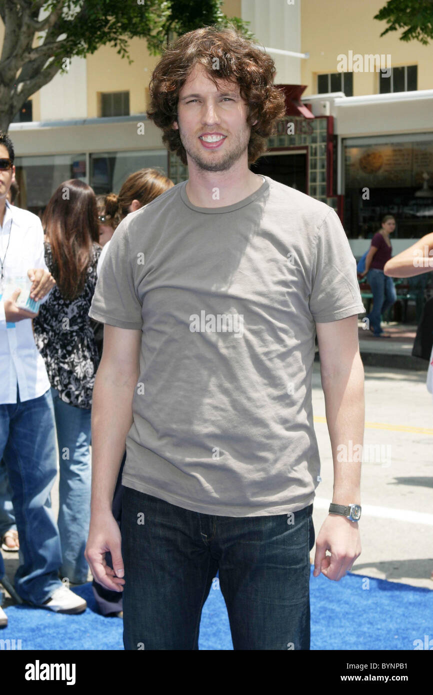 Jon Heder Premiere of 'Surfs Up' - Arrivals held at Mann Village ...