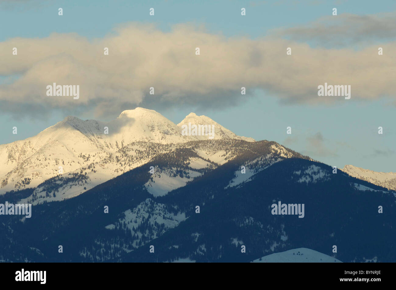 Sunset, Bitterroot Mountains, Salmon, Idaho Stock Photo - Alamy