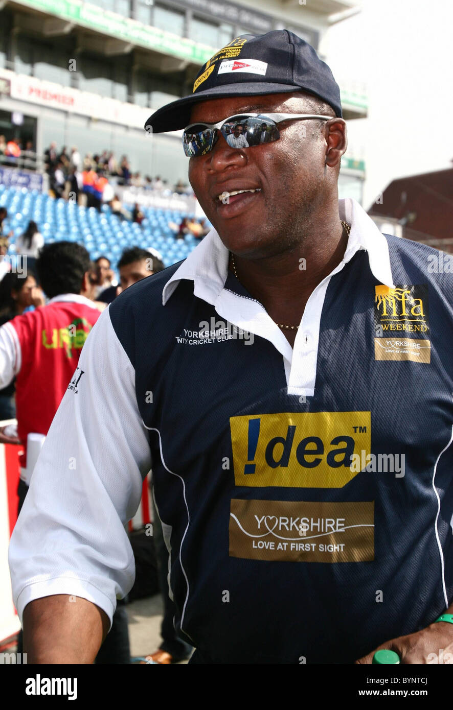 Devon Malcolm The IIFA Foundation Charity Celebrity Cricket Match held ...