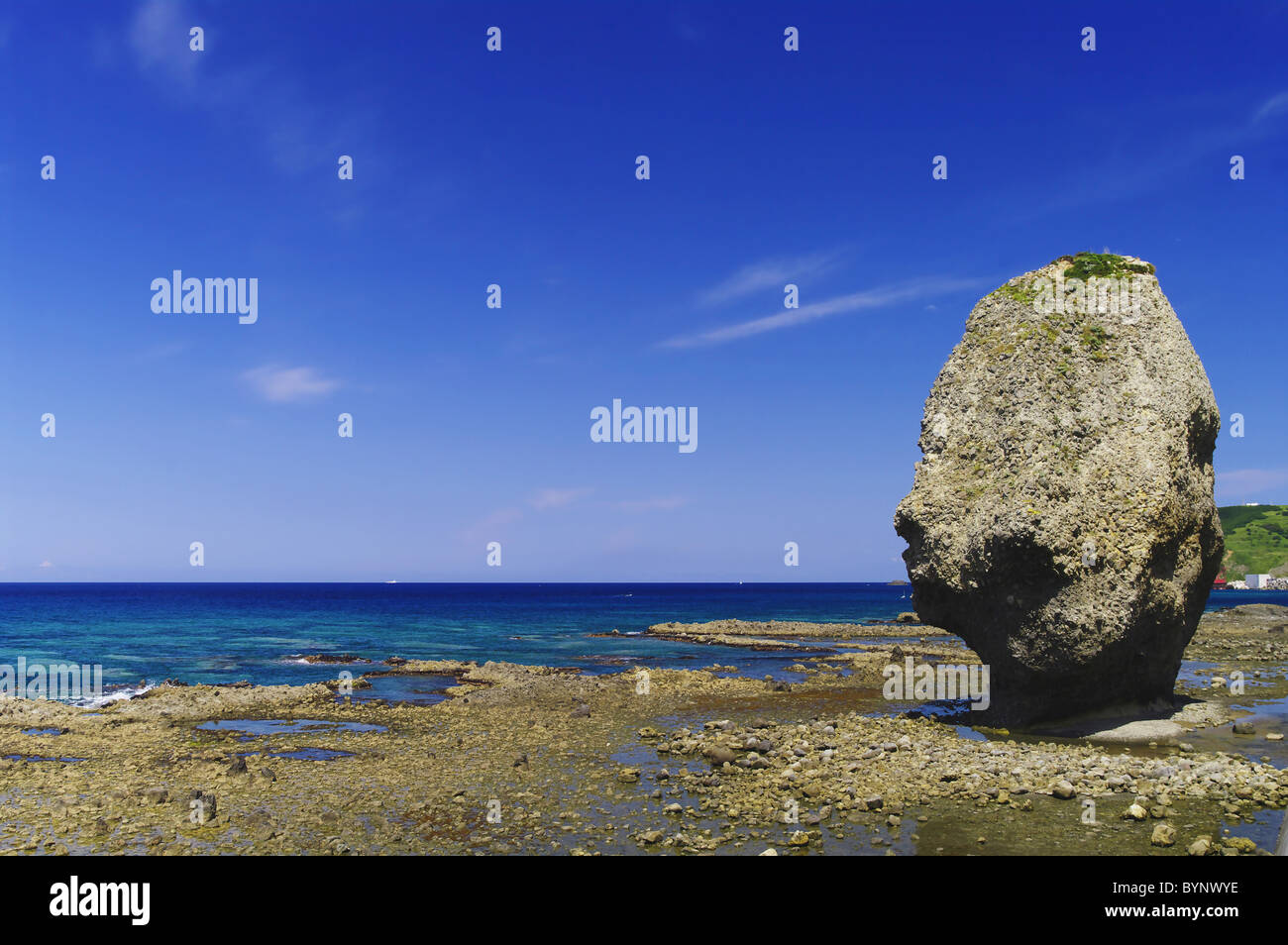 Shakotan Peninsula Beach Rock Formation Sea Stock Photo - Alamy