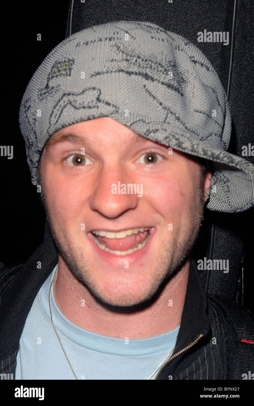 American Idol Season 6 ' contestant Blake Lewis arriving at his hotel ...