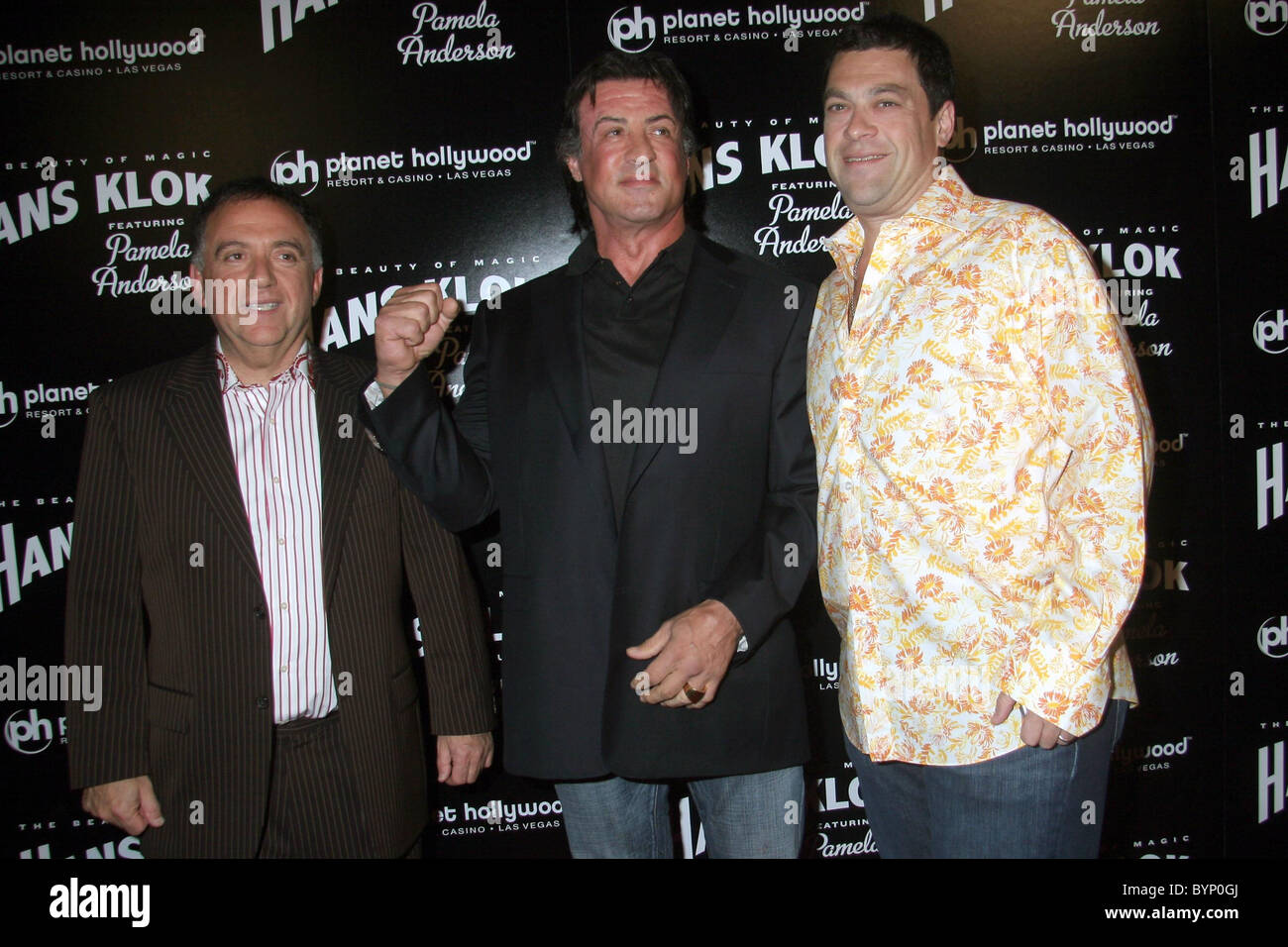 Robert Earl, Sylvester Stallone, David Teitelbaum Hans Klok's 'The ...