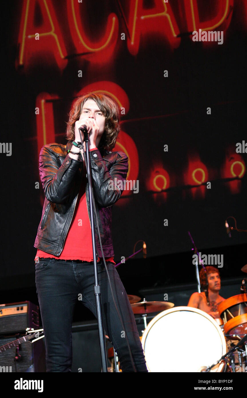 William Beckett of The Academy performing on Honda Civic Tour at ...