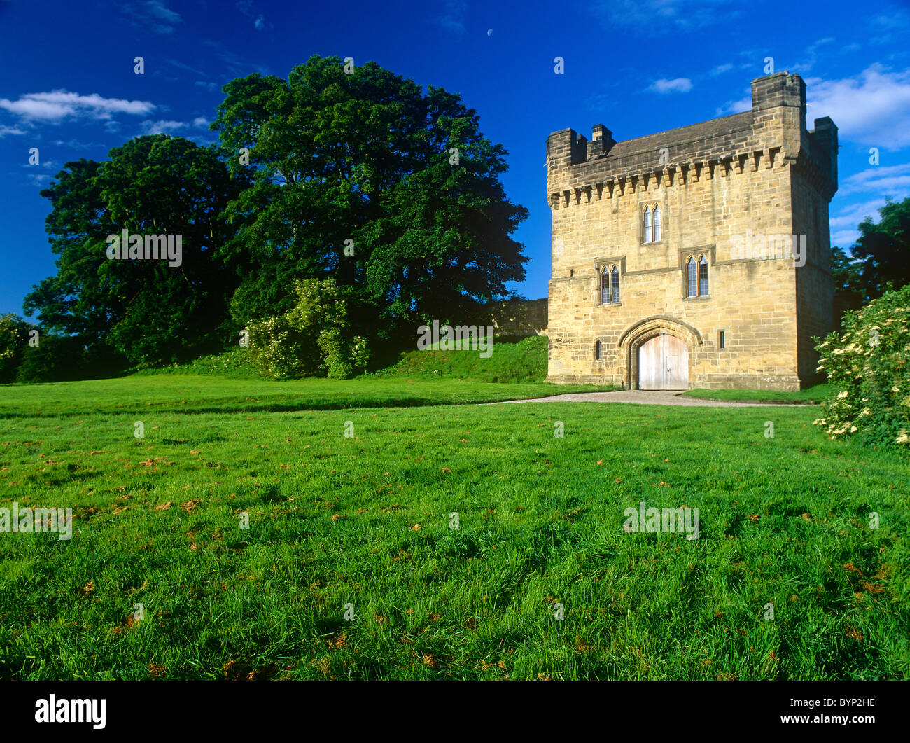 Morpeth Castle, Morpeth, Northumberland, in summertime Stock Photo - Alamy
