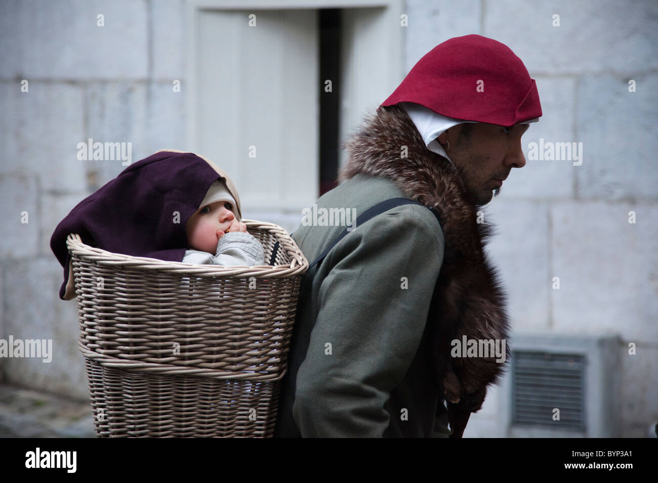 Child being carried hi-res stock photography and images - Alamy