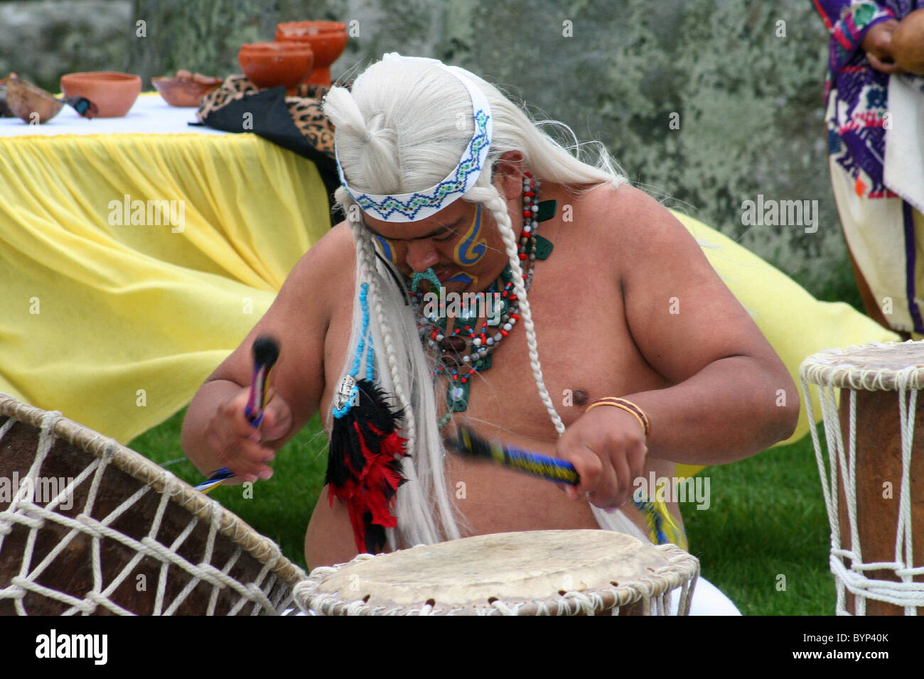 The Mayan cultural group Hamba'kan host a traditional sun ceremony at ...