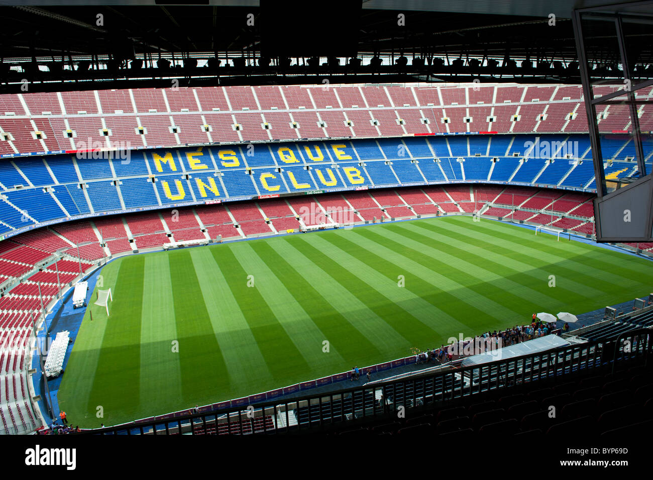 Nou Camp Stadium Barcelona Spain Stock Photo - Alamy