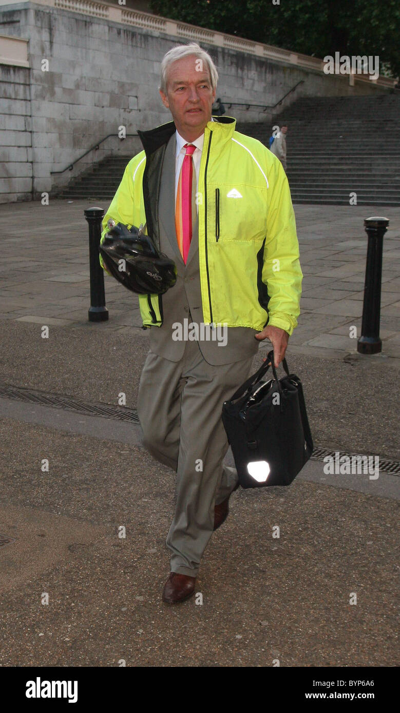 John Snow arriving at the Institute of Contemporary Arts (ICA) to ...