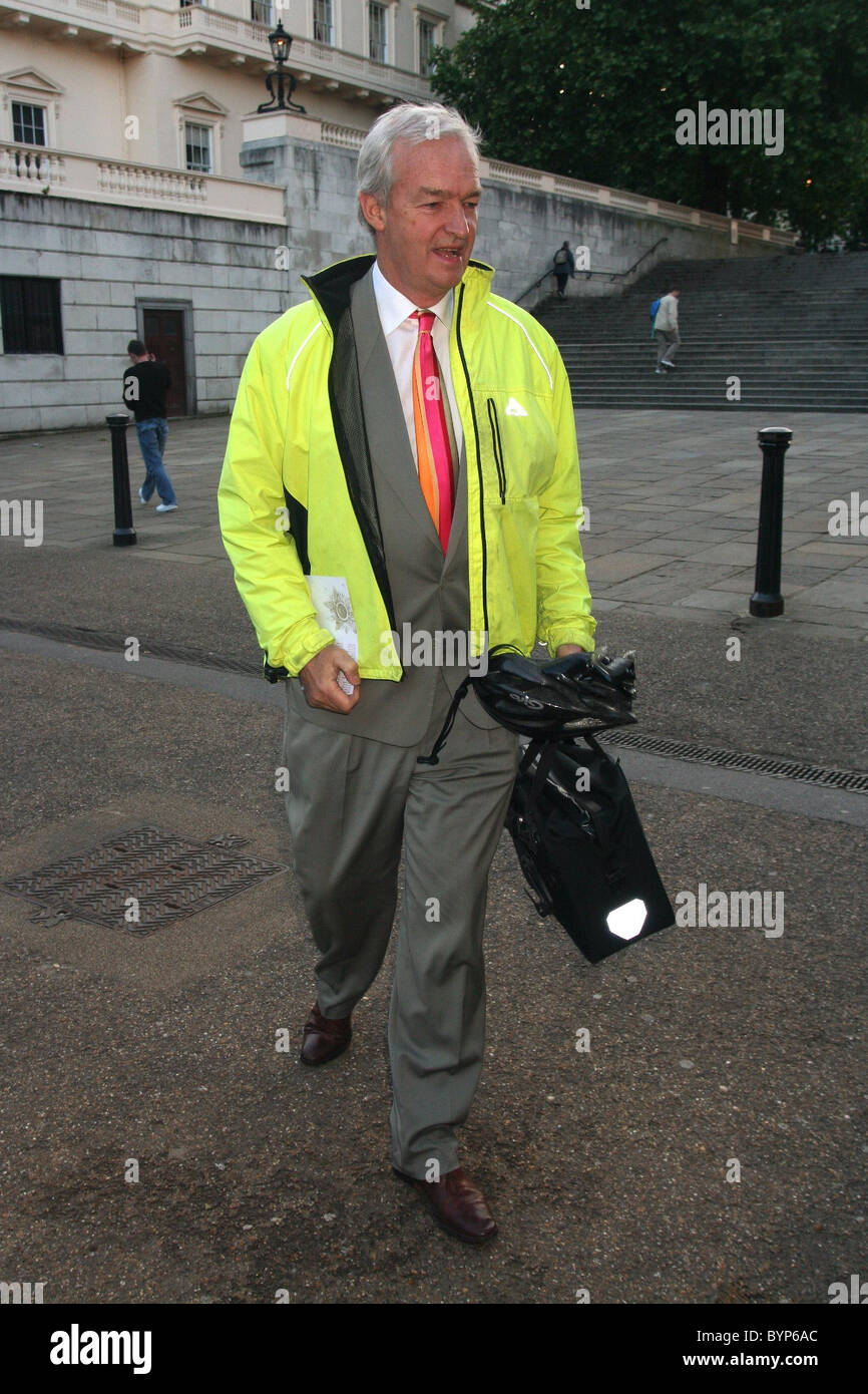 John Snow arriving at the Institute of Contemporary Arts (ICA) to ...