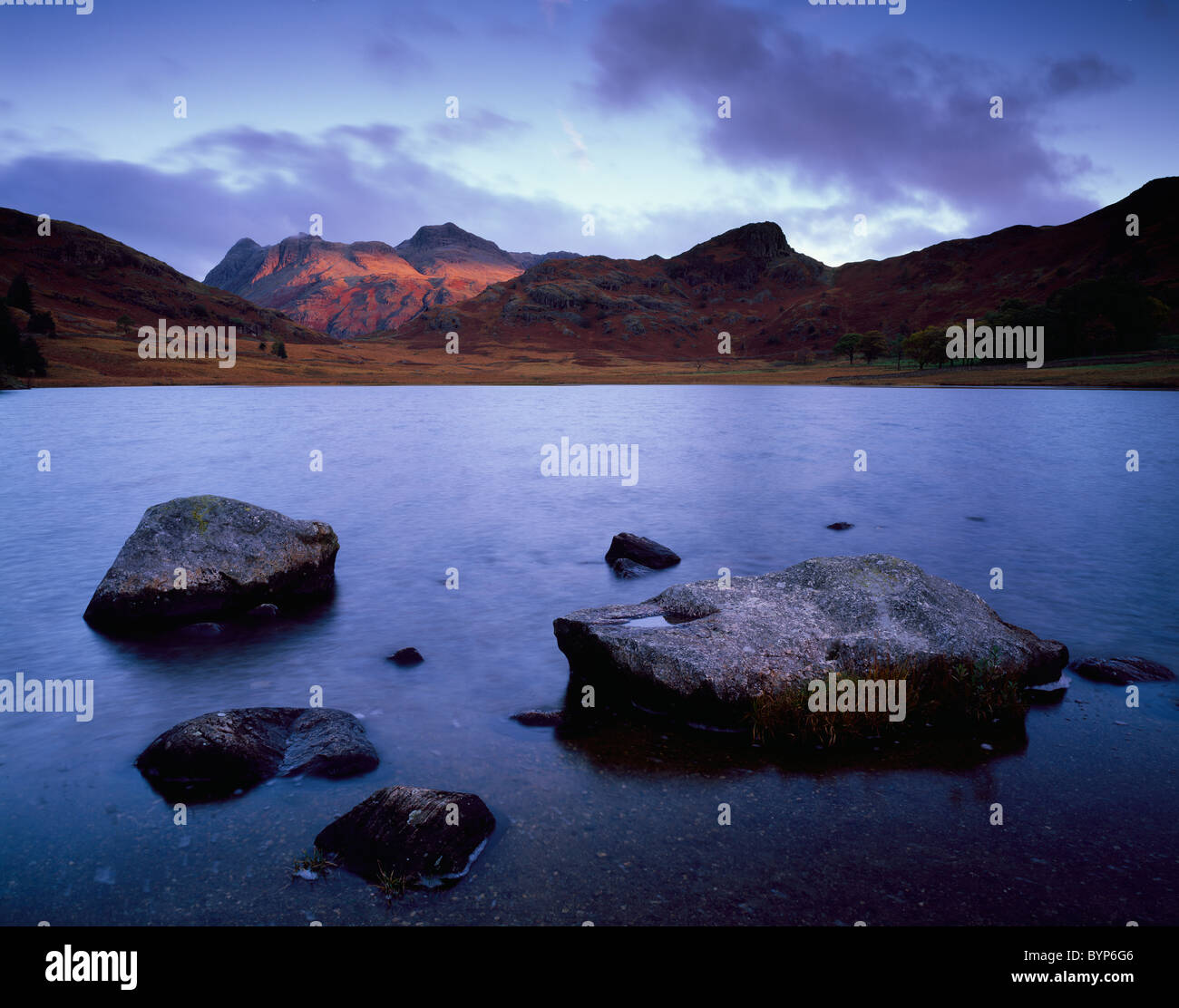 Stickle tarn langdale pikes hi-res stock photography and images - Alamy
