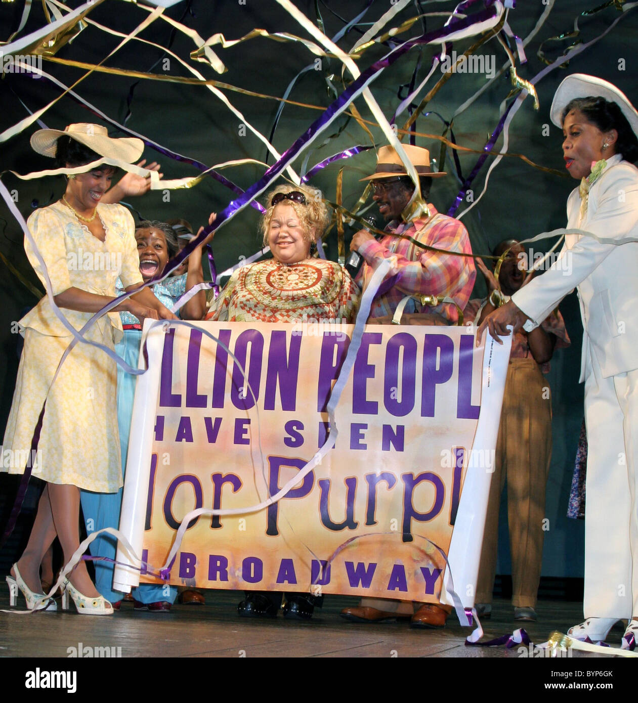 Fantasia and the cast of 'The Color Purple' surprise Veronica Calderone ...