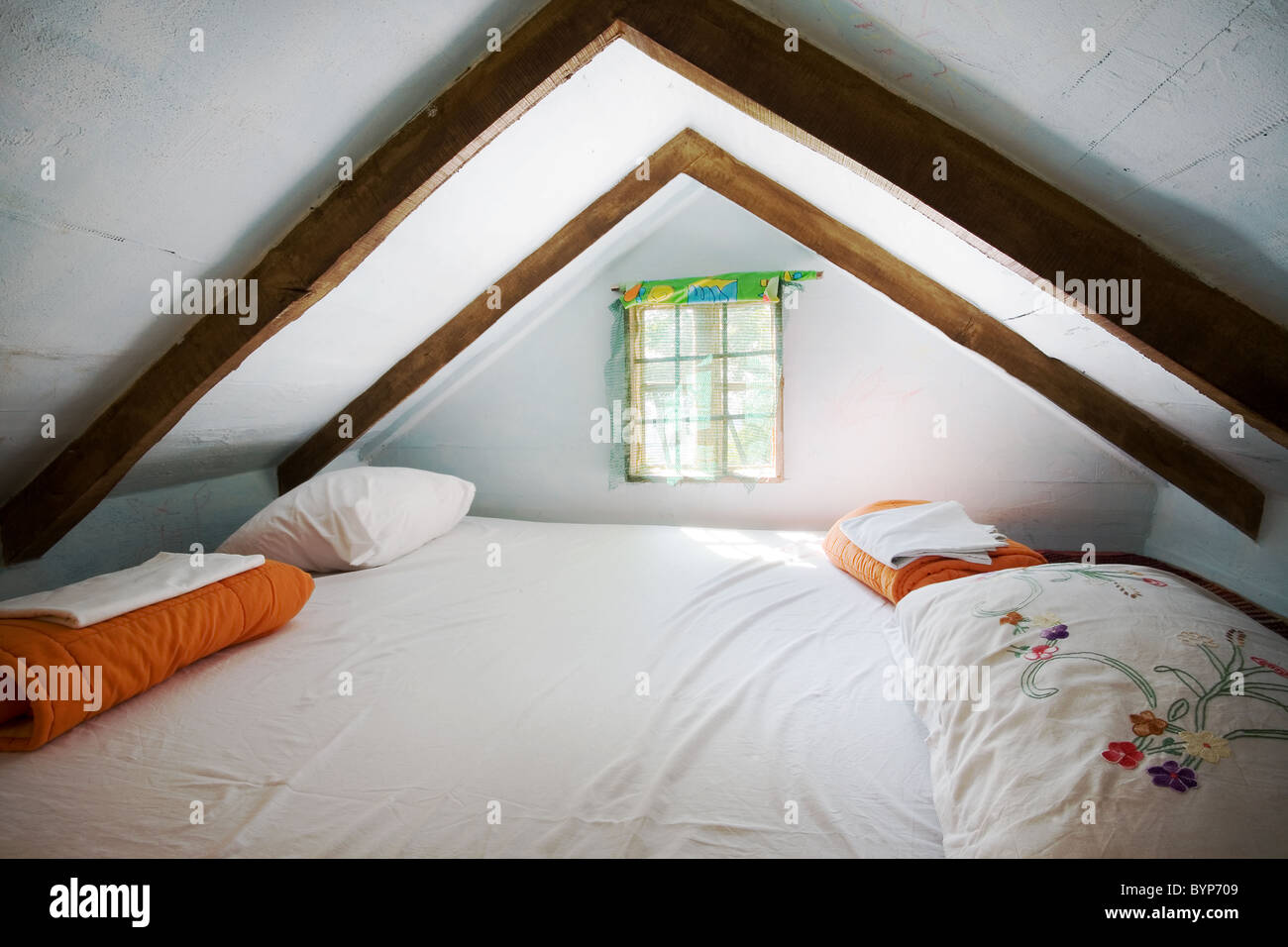 Serbian traditional architecture, interiors and exteriors of a wooden ...