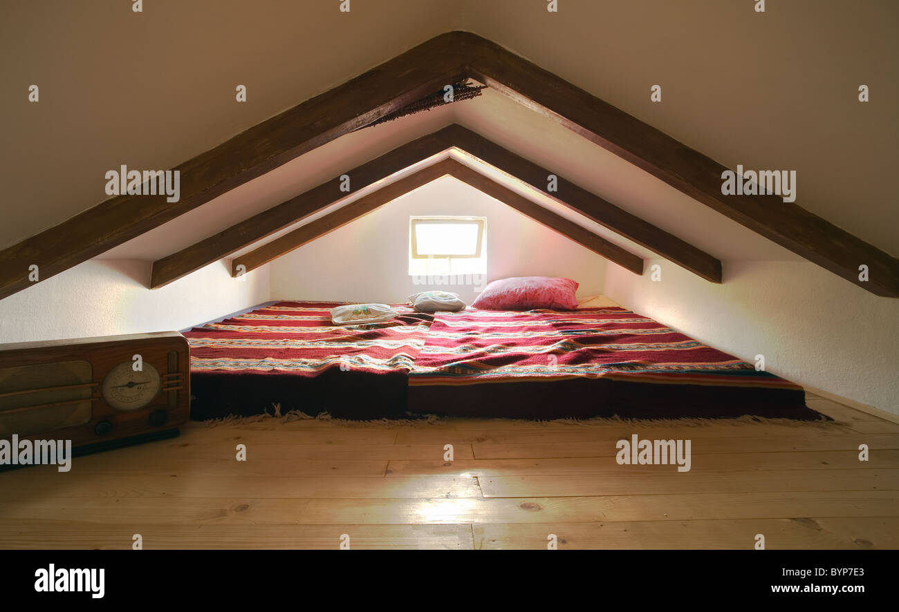 Serbian traditional architecture, interiors and exteriors of a wooden ...