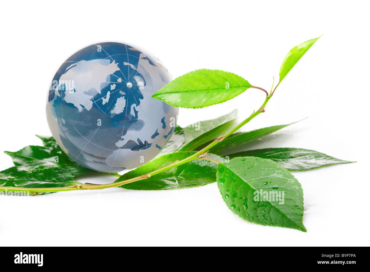 The globe concept eco Stock Photo - Alamy