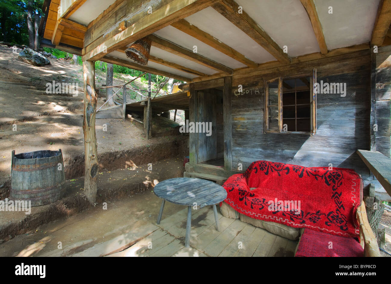 Interior wooden house traditional serbian hi-res stock photography and ...