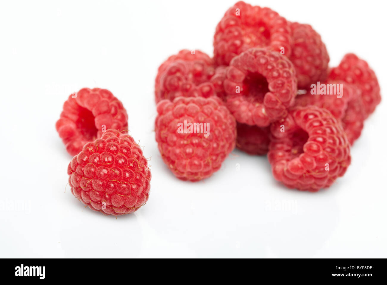 berries on white background Stock Photo - Alamy
