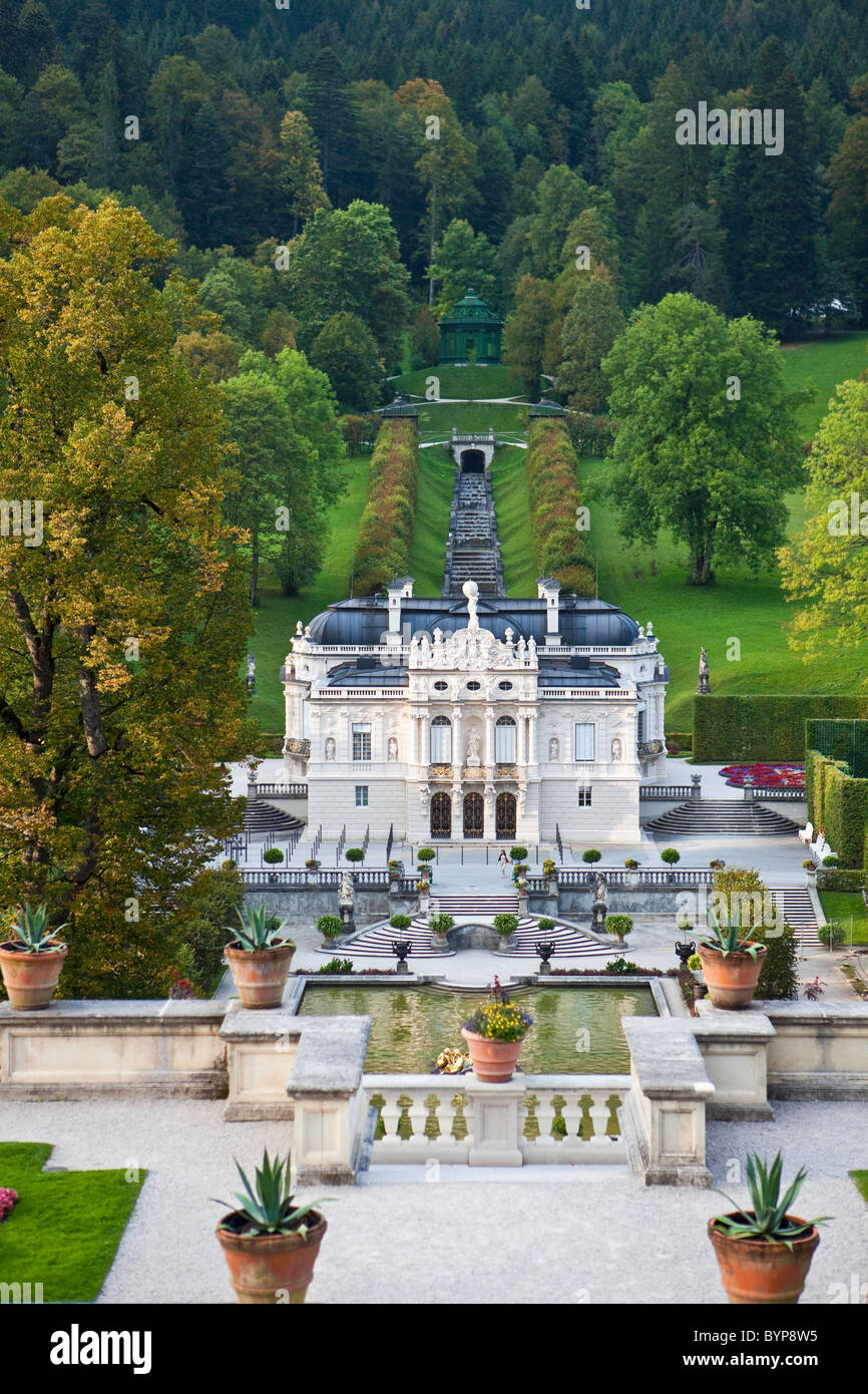 Gardens of Linderhof Castle, Bavaria, Germany Stock Photo - Alamy