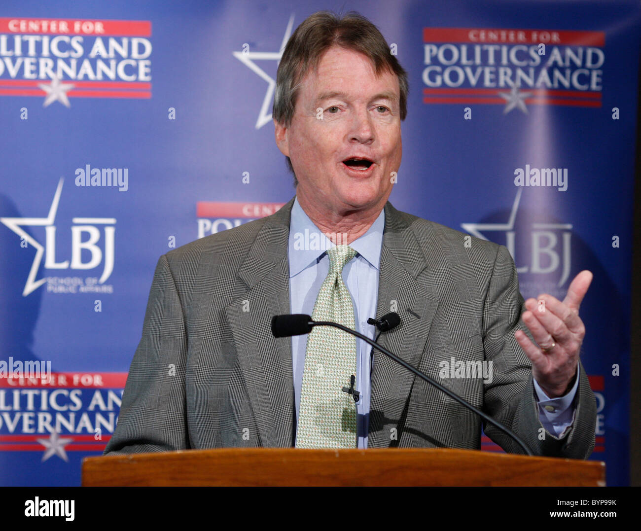 University of Texas President William Powers speaks at a Hispanic ...
