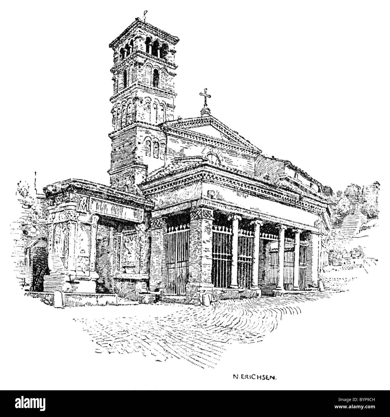 Ancient roman buildings in Cut Out Stock Images & Pictures - Alamy