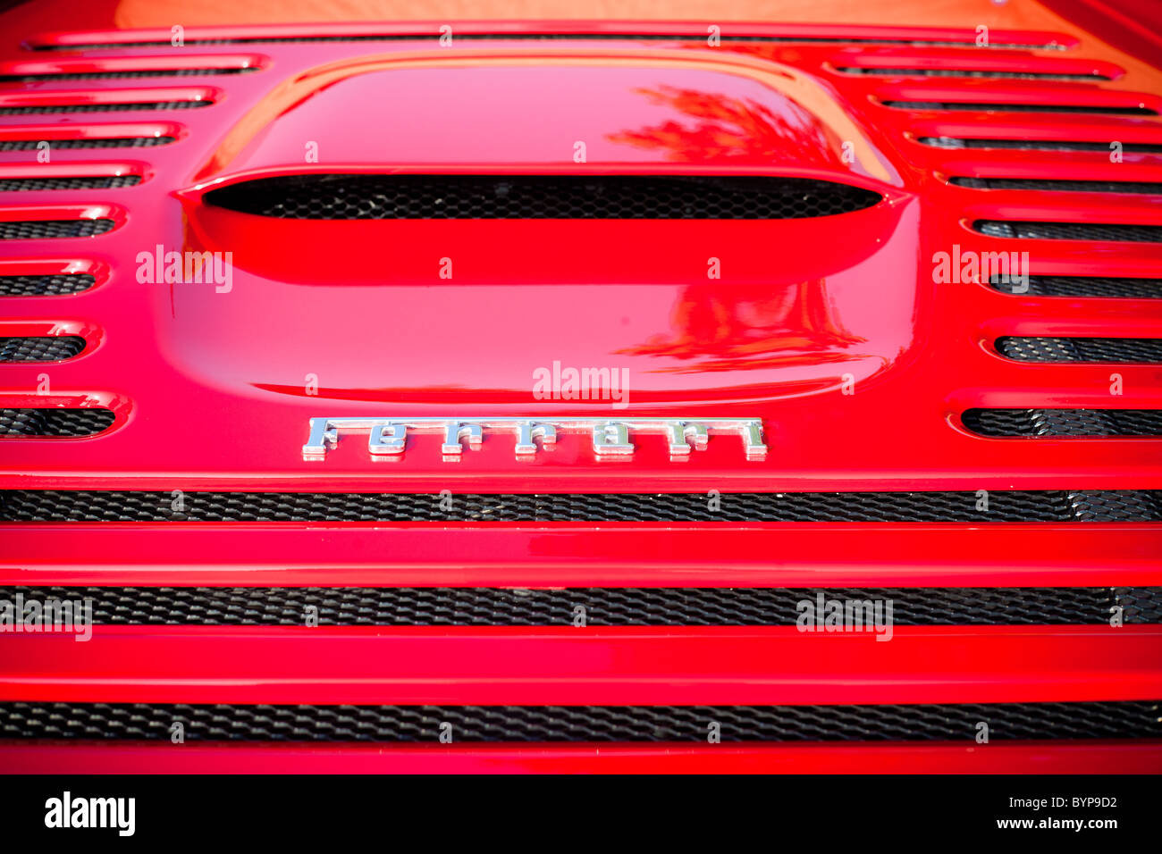 Close up of Ferrari F355 name tag Stock Photo - Alamy