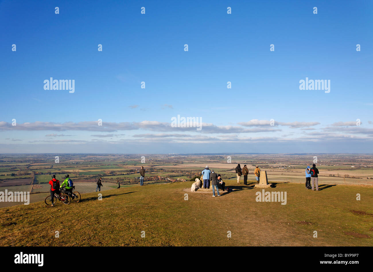 Ivinghoe Beacon in the Chiltern Hills, Buckinghamshire, England, UK ...
