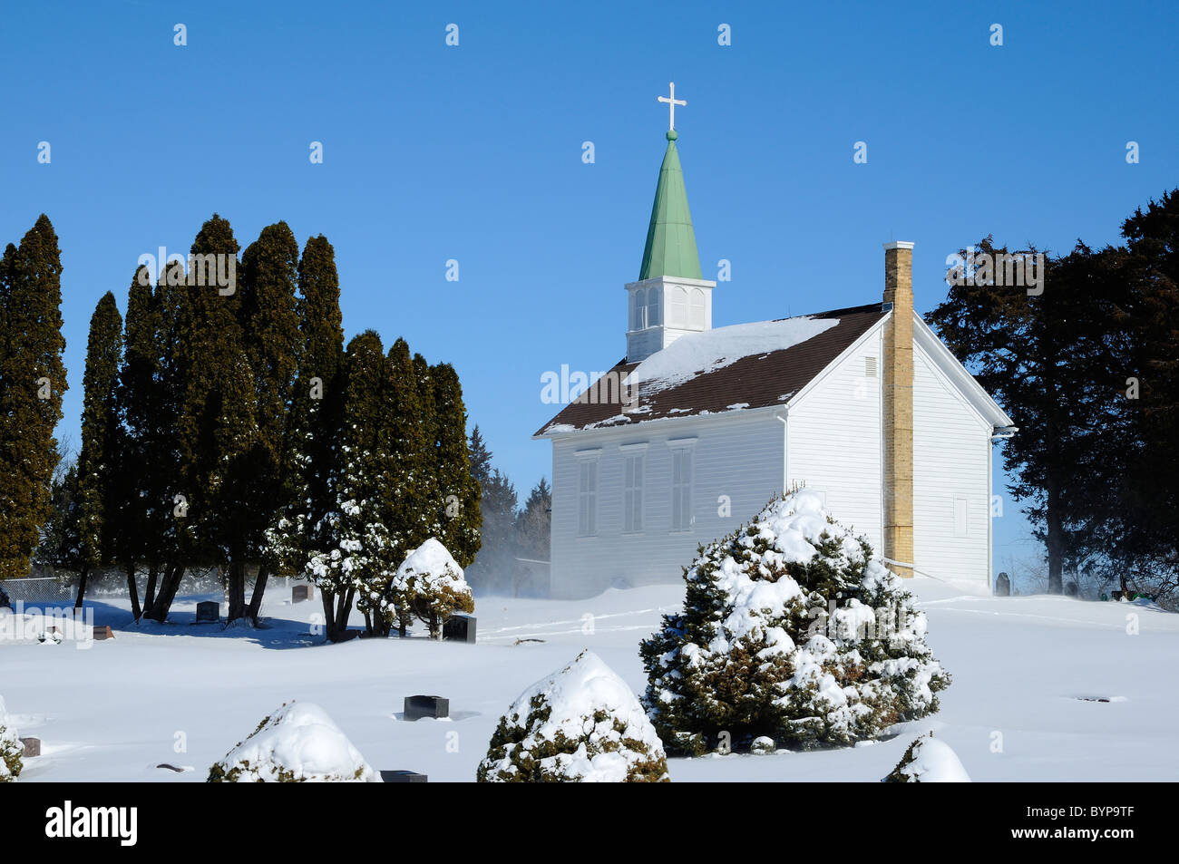 A small Catholic chapel and cemetery located on a scenic hillside in ...