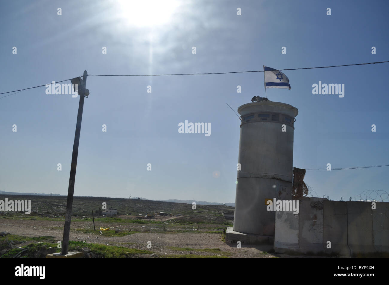 Israeli checkpoint near Ramallah Stock Photo - Alamy