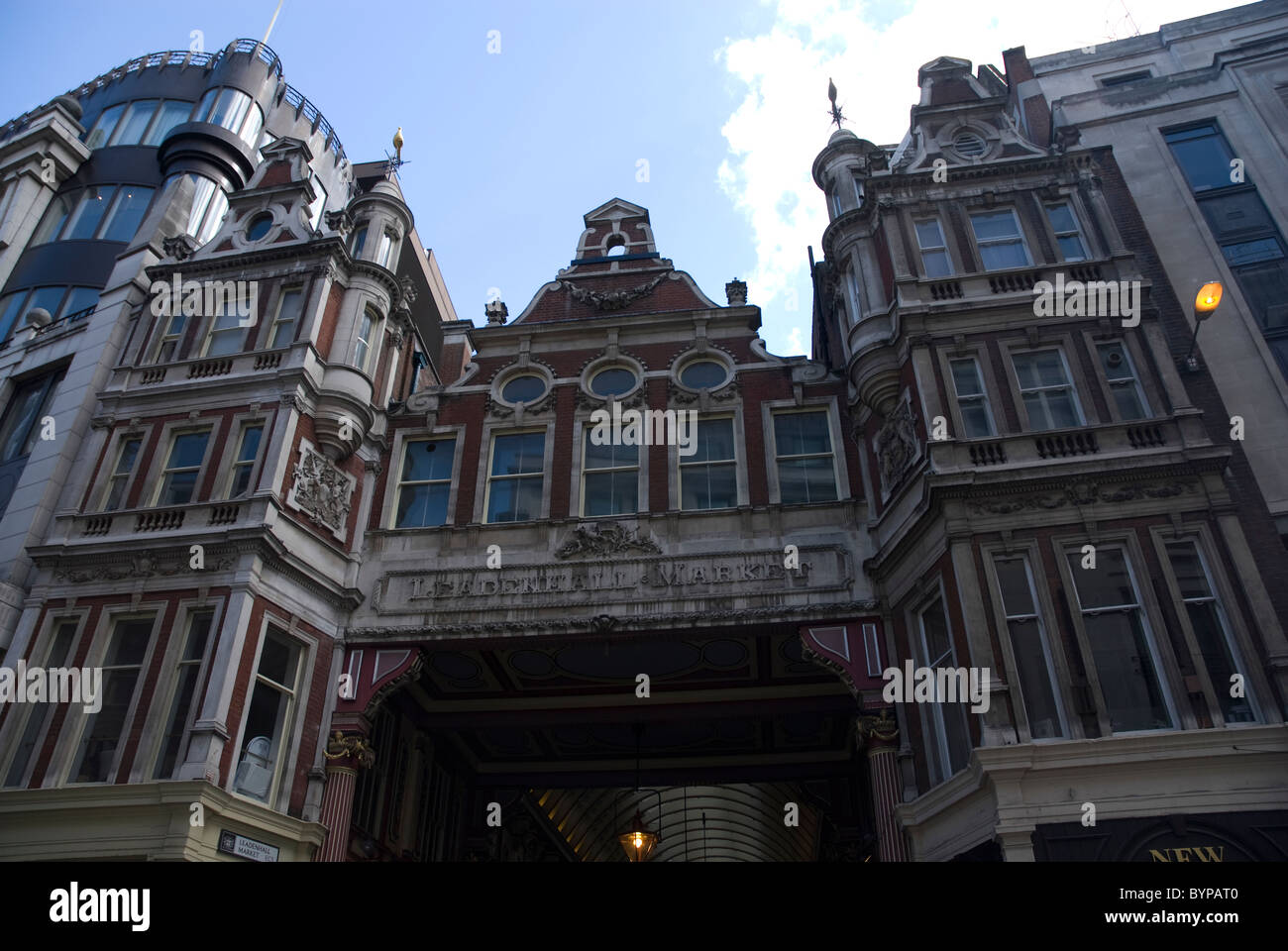 Leadenhall market exterior, Gracechurch Street London EC3 Stock Photo ...
