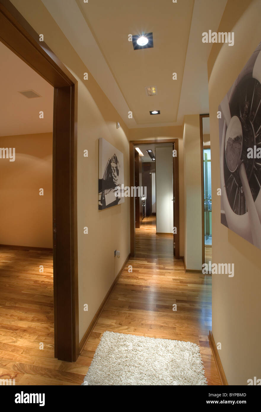 Apartment halls residence flat home indoors hi-res stock photography ...