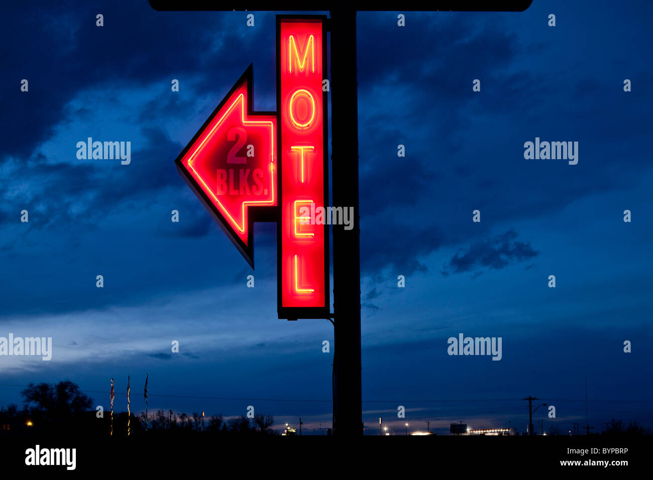 North dakota road sign hi-res stock photography and images - Alamy