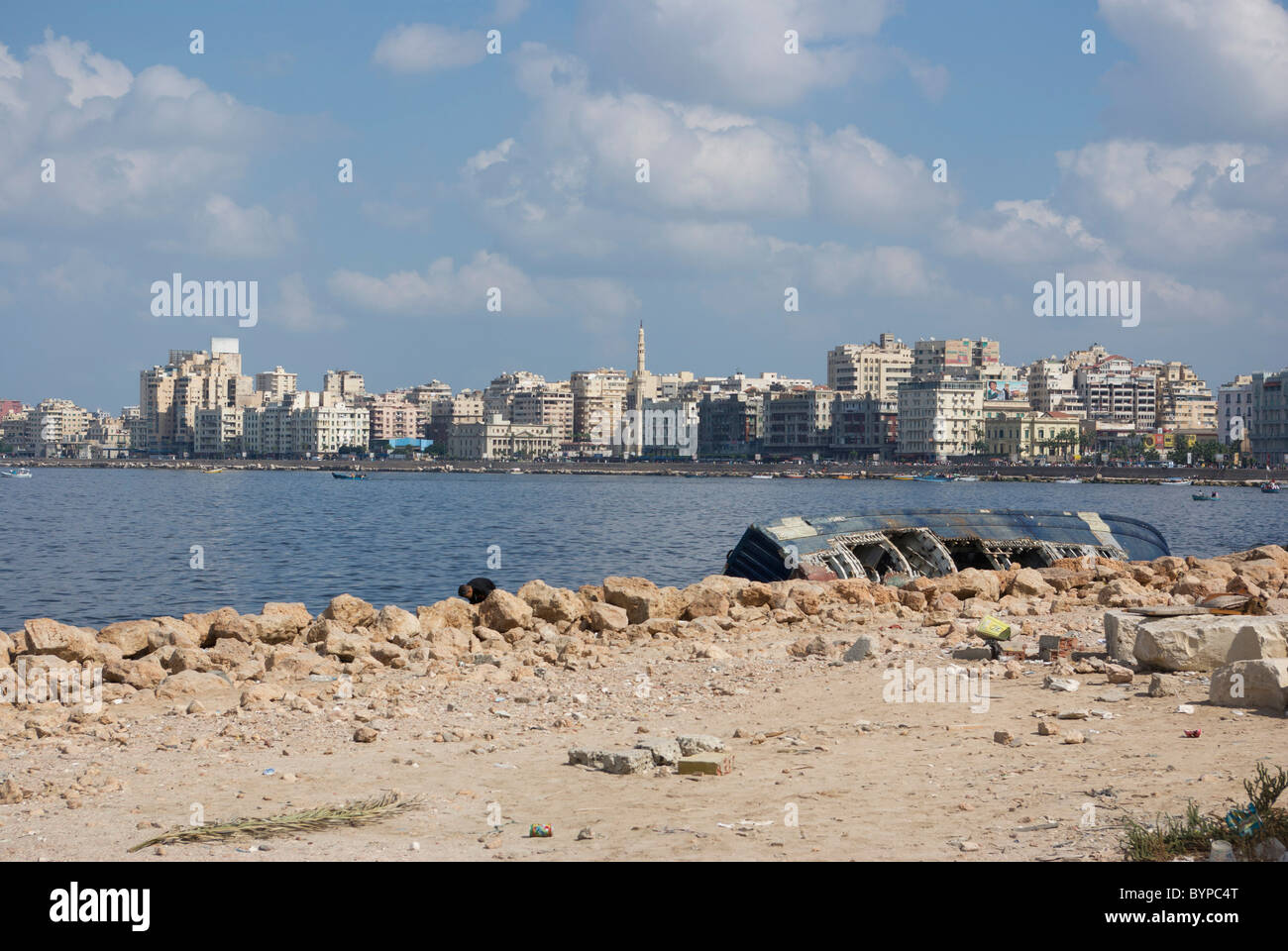 Coastal area of central Alexandria Stock Photo - Alamy
