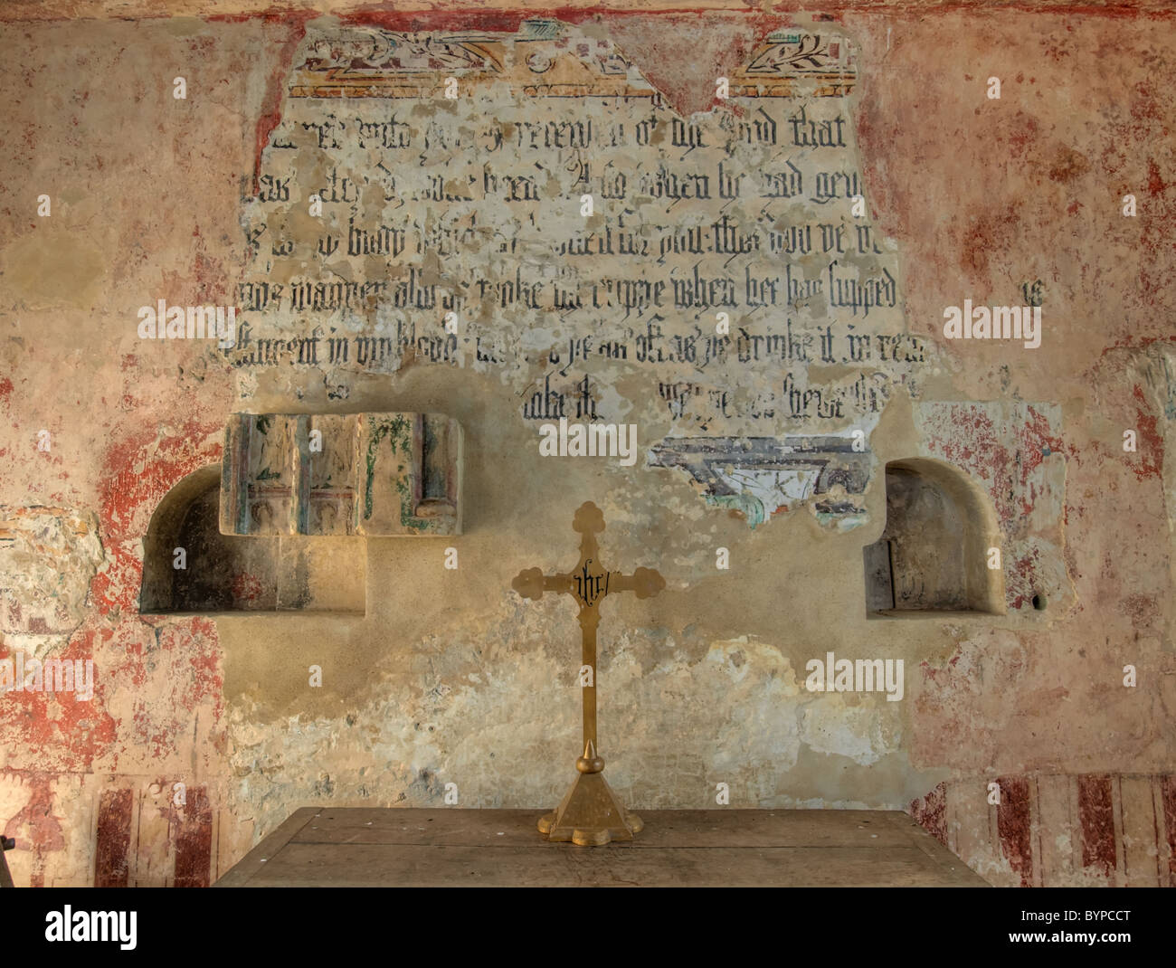 Inglesham, St John the Baptist, Church, Interior Stock Photo - Alamy