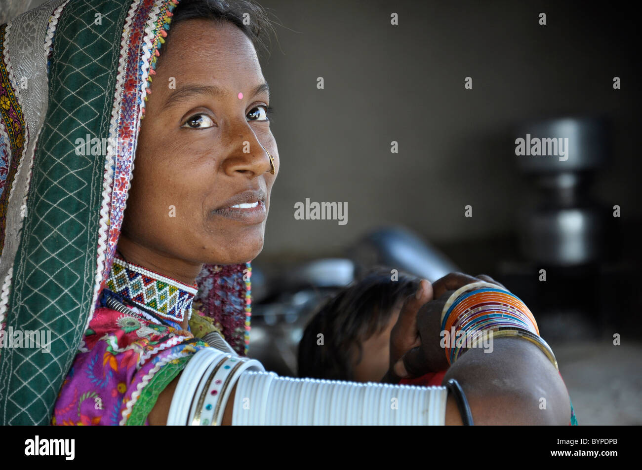 Rural woman from kutch district of Gujarat, india Stock Photo - Alamy