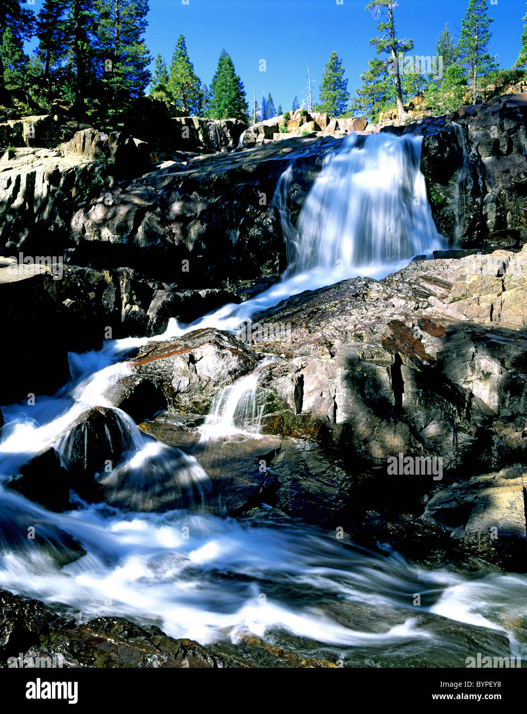 Glen Alpine Falls Stock Photo - Alamy