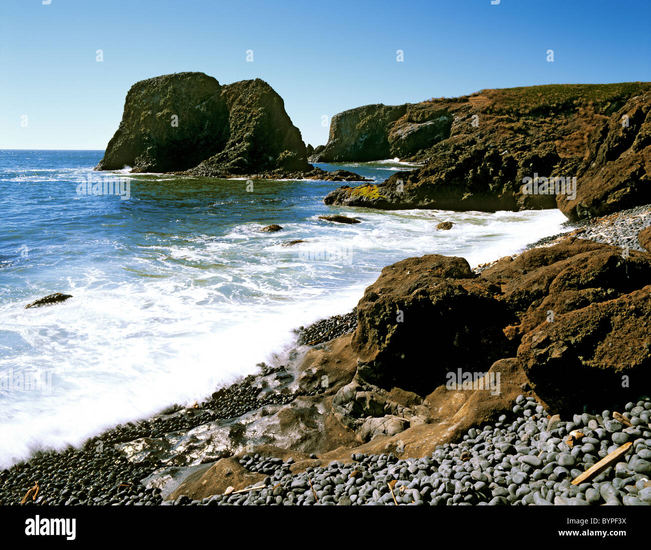 Pacific Coast rocks Stock Photo - Alamy