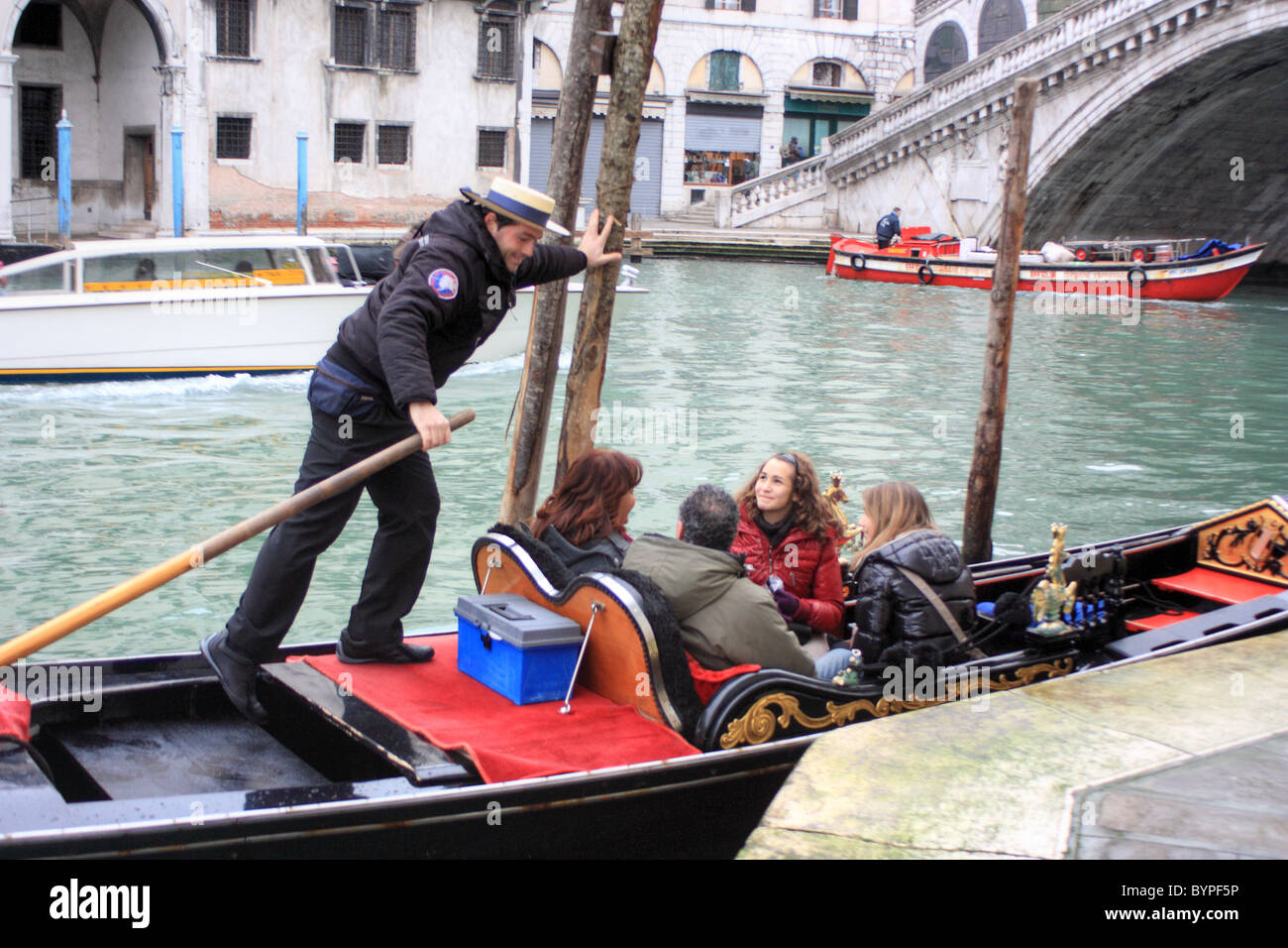 Happy gondolier hi-res stock photography and images - Alamy