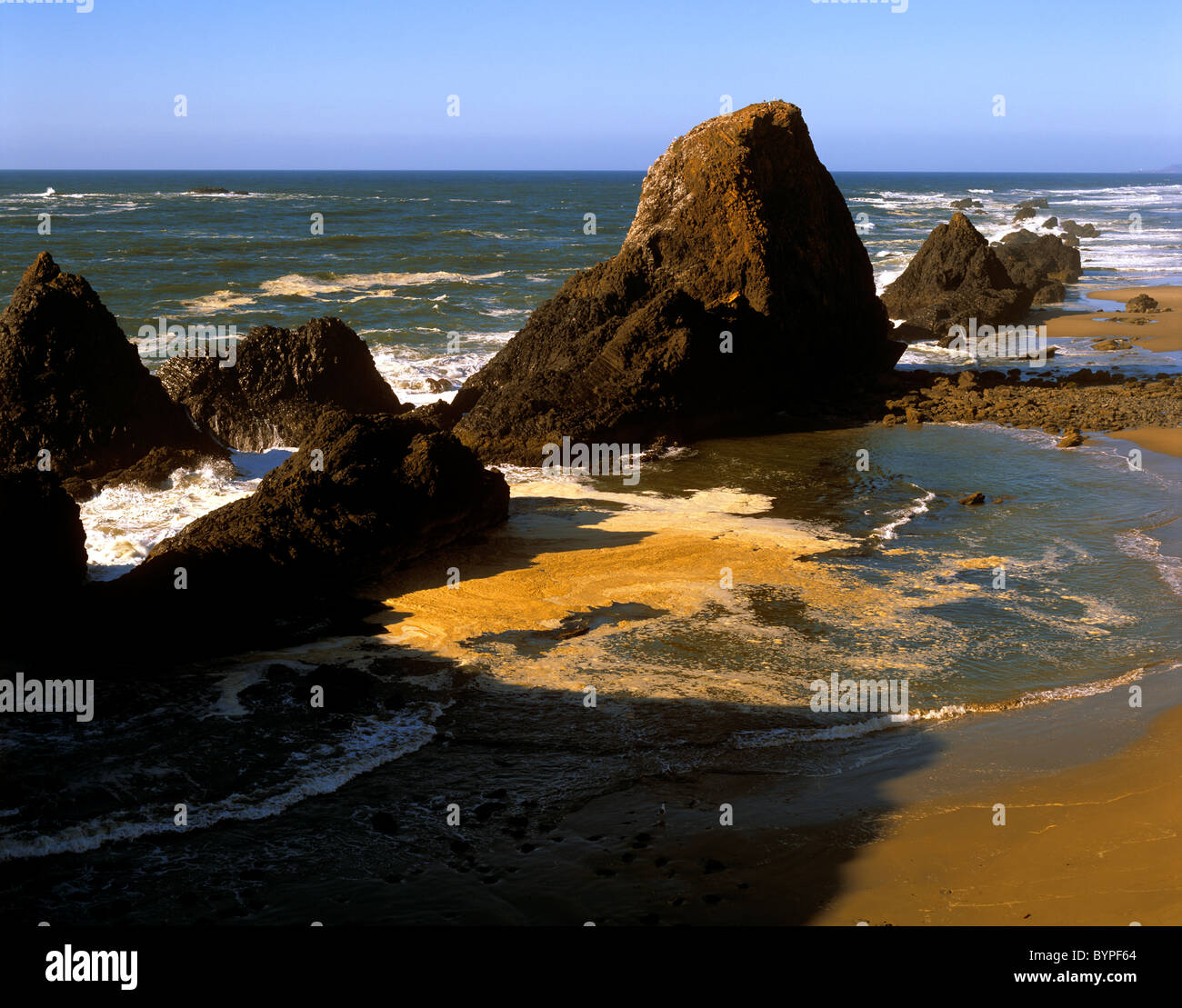 Pacific Coast rocks Stock Photo - Alamy