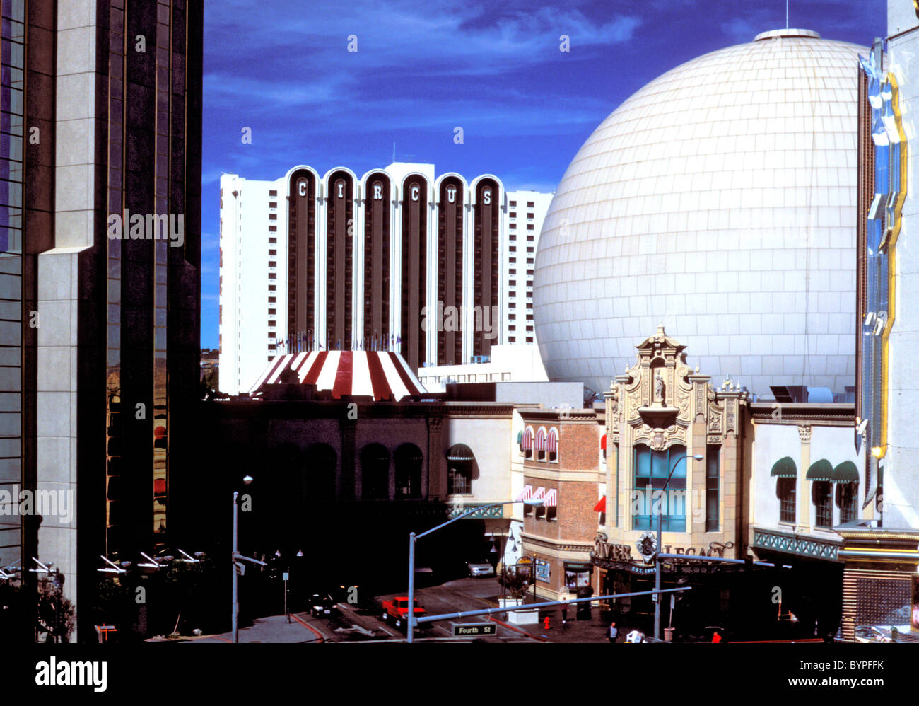 Reno downtown skyline hi-res stock photography and images - Alamy