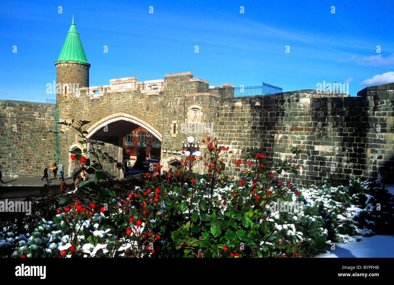 Quebec city wall hi-res stock photography and images - Alamy
