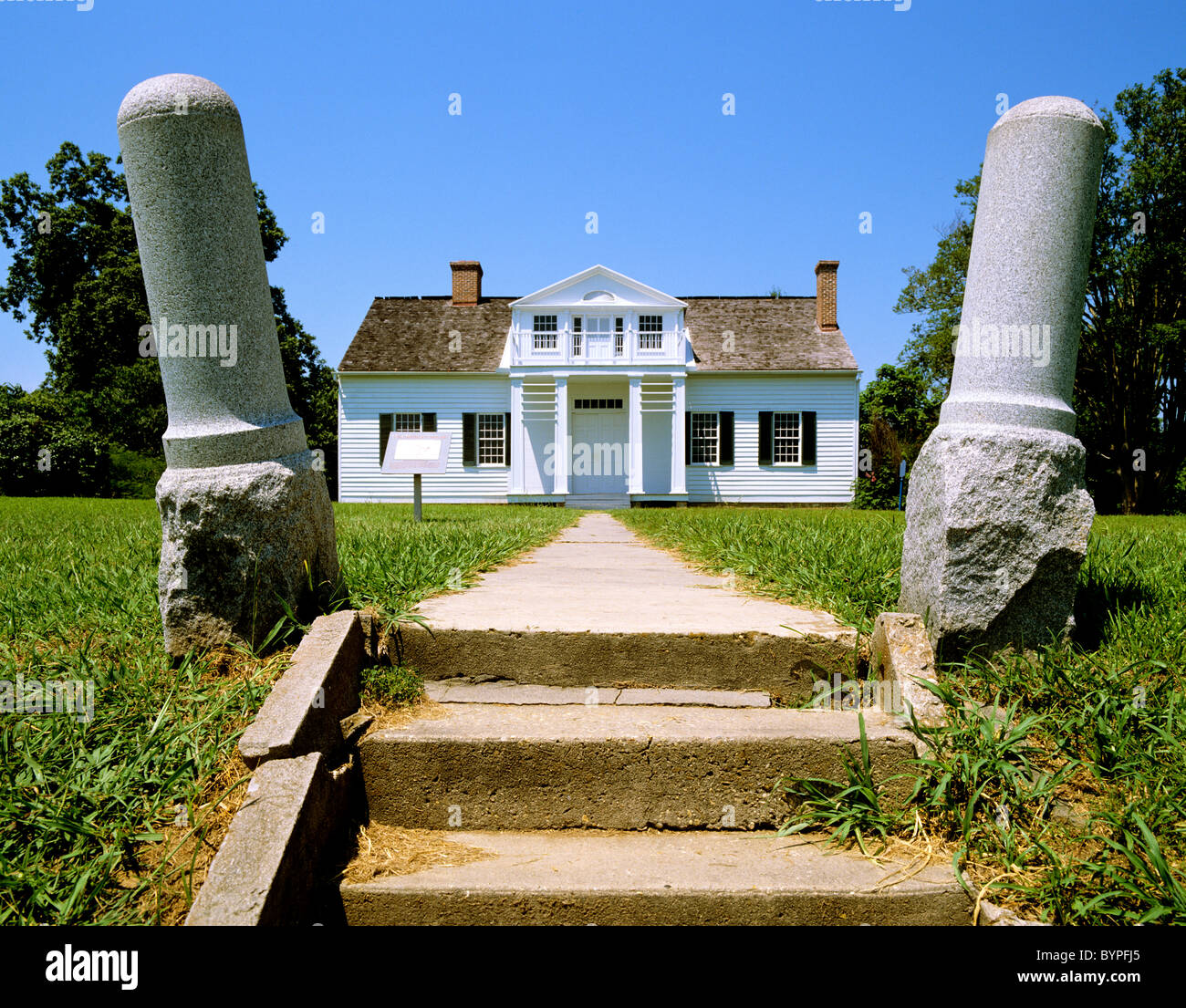 Civil war house Stock Photo - Alamy