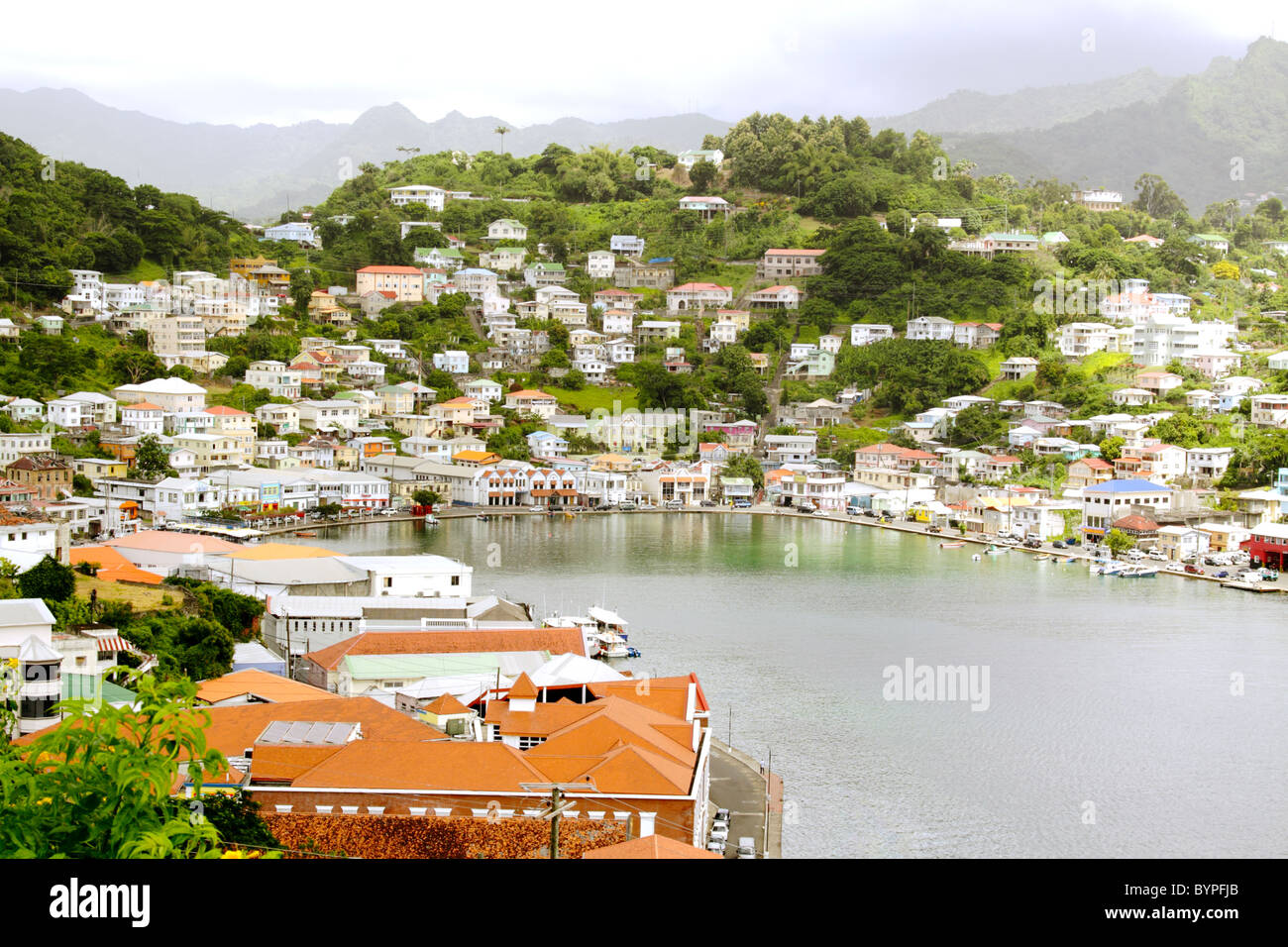 Hillside city hi-res stock photography and images - Alamy