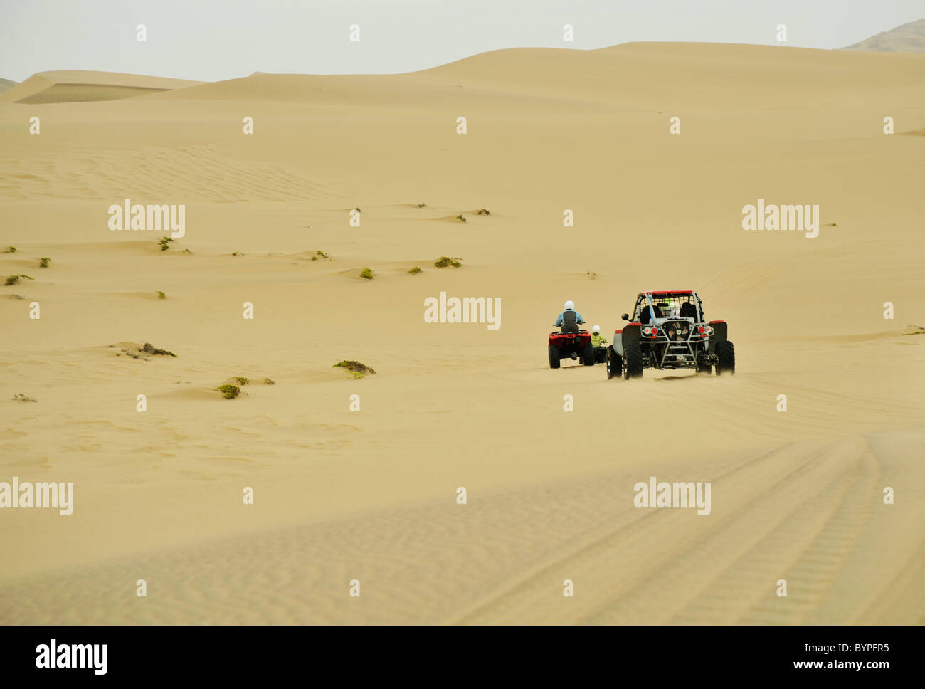 Swakopmund, Namibia, landscape, people, 4x4 quad bikes and dune buggy ...
