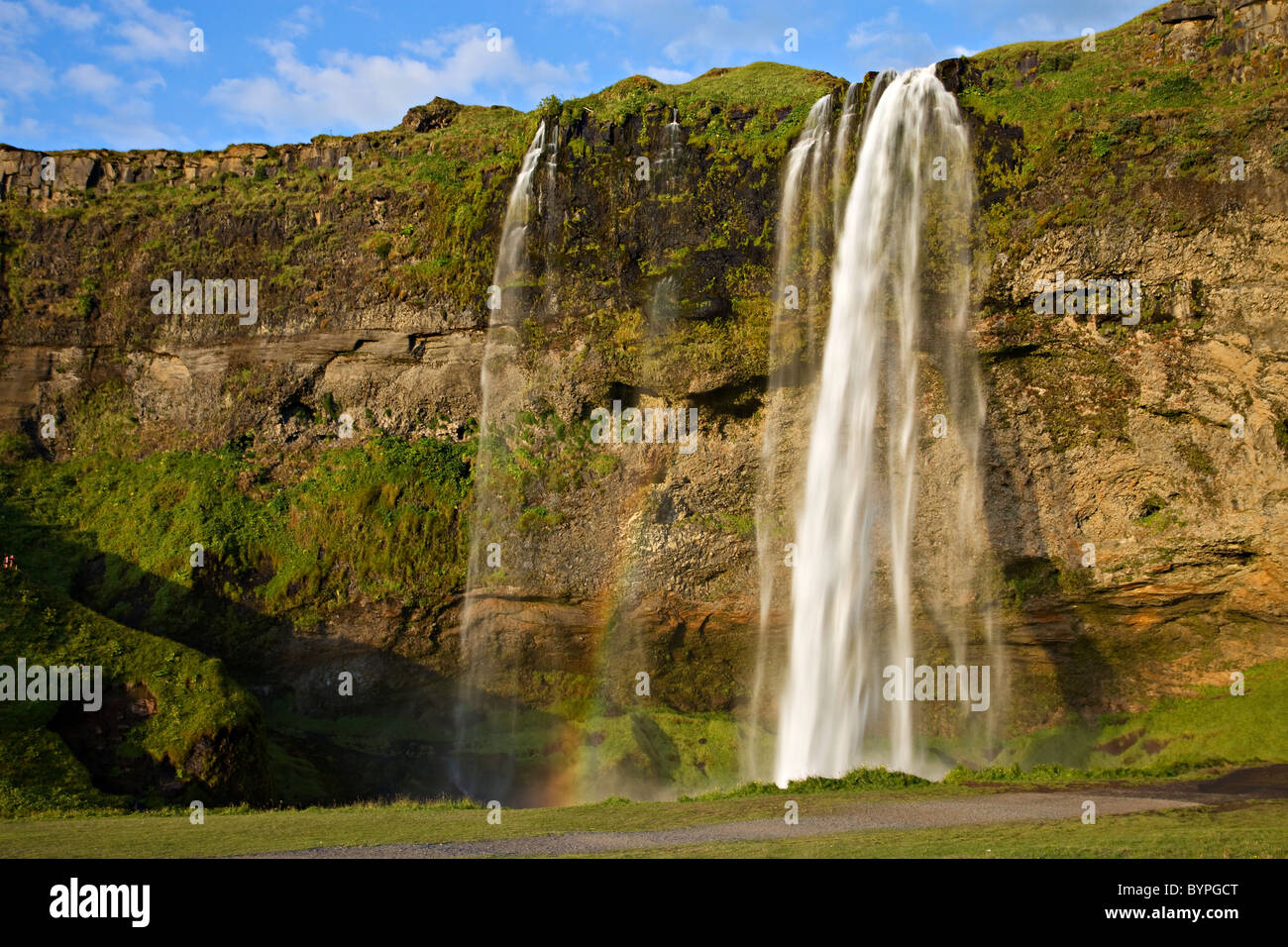 Waterfall Seljalandsfoss in South Iceland, Island Stock Photo - Alamy