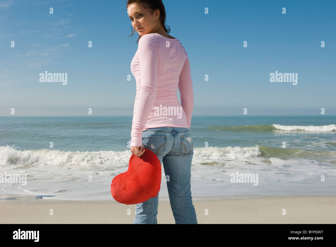 Rear view preteen girl in High Resolution Stock Photography and Images ...
