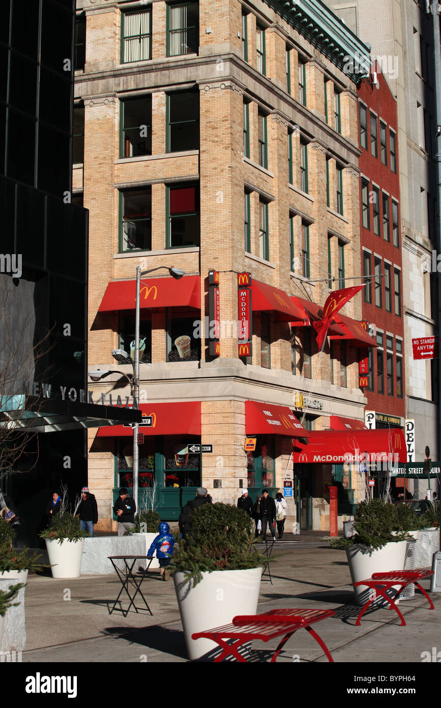Mcdonald's fast food restaurant in Times square Manhattan New York city ...