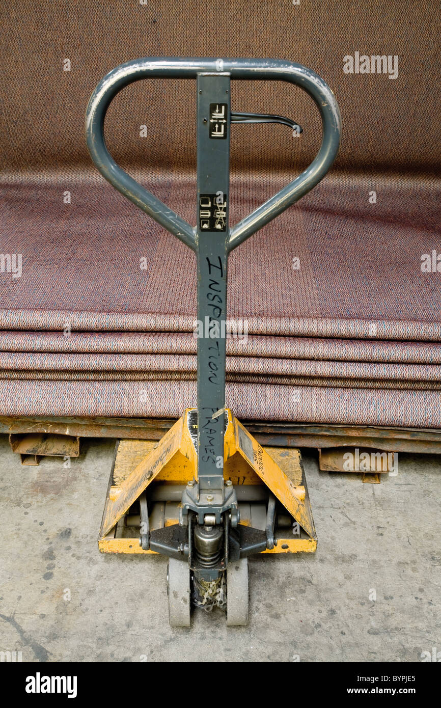 Hand pallet trucks hi-res stock photography and images - Alamy